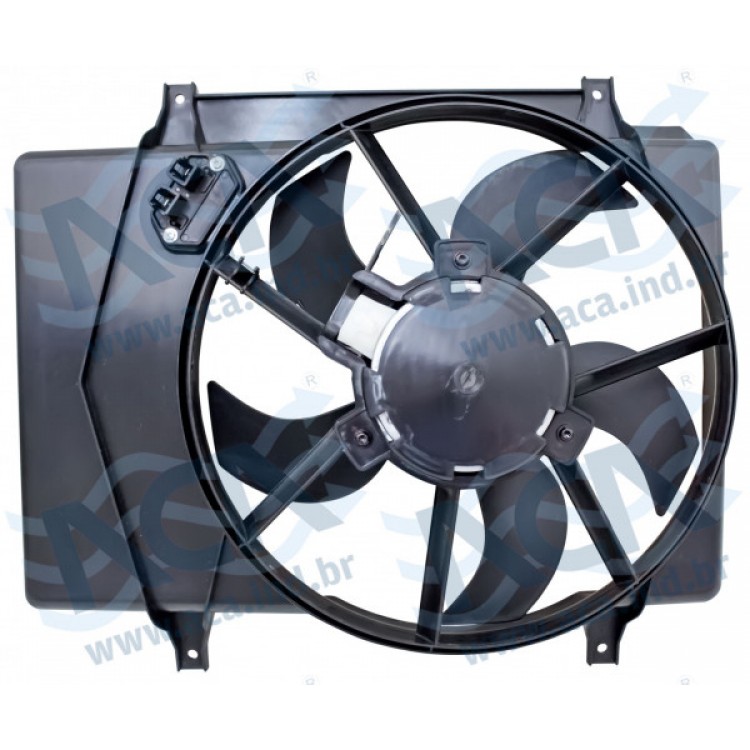 ELETRO VENTILADOR CONDENSADOR AR CONDICIONADO CAMINHAO VOLVO VM 24V ...