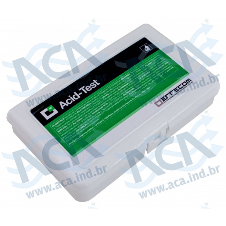 Teste de verificação da presença de acido nos Sistemas de Refrigeração ...