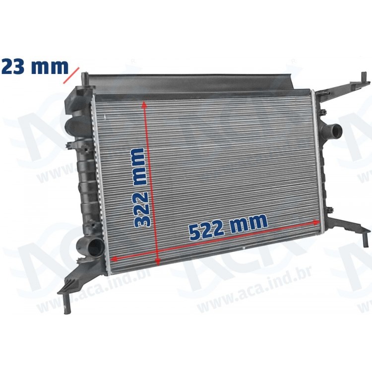 RADIADOR DE AGUA CHEVROLET C/AC CELTA 1.4 2006/2009 CELTA 1.0 2006/2012 ...