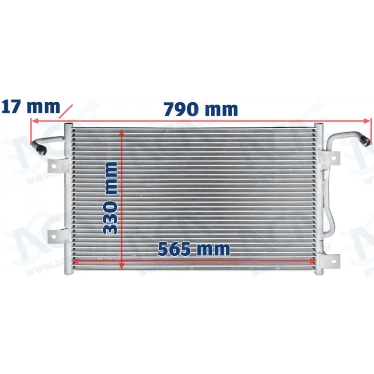 CONDENSADOR FORD KA 2008/2012 OEM 8S5519710AB | ACA - Ar Condicionado ...
